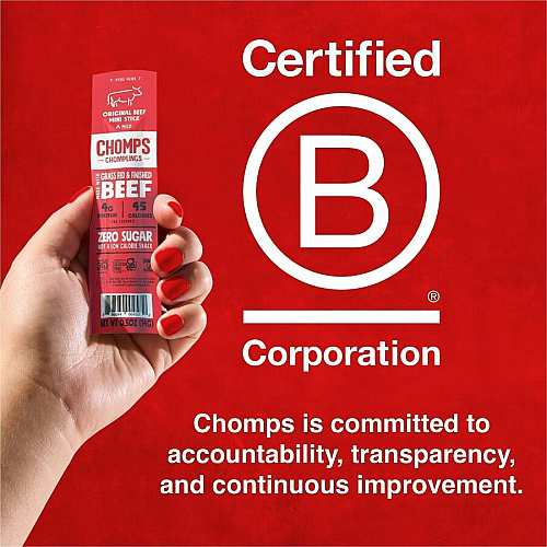 Chomps Original Beef Chomplings Snack Sticks (LCO24 ...