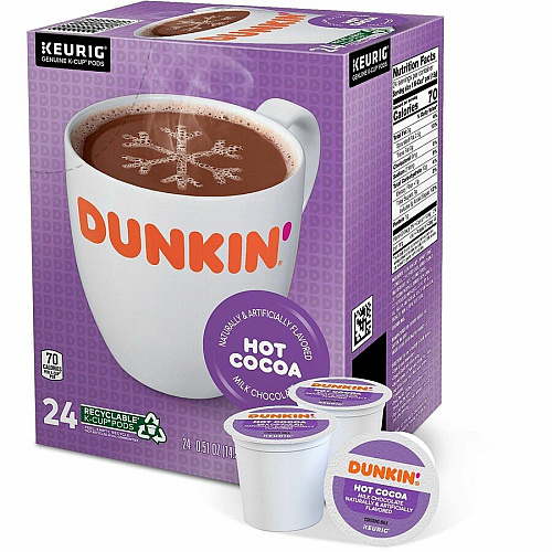 Dunkin' K-Cup, Pod Milk Chocolate Hot Cocoa (1261CT ...
