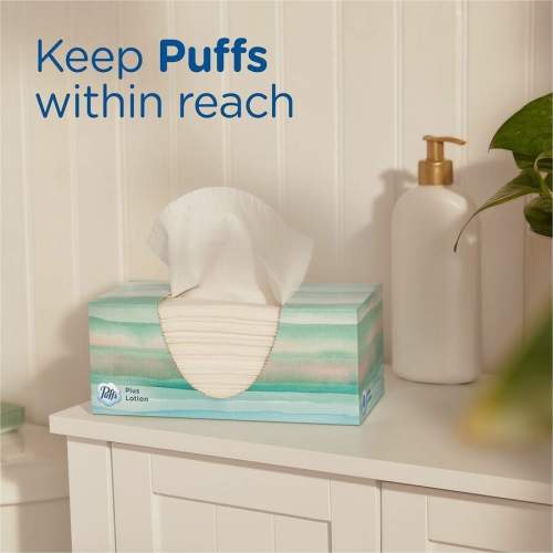 Puffs Plus Lotion Facial Tissue (58600) | WholesaleCleaningSupplies.com