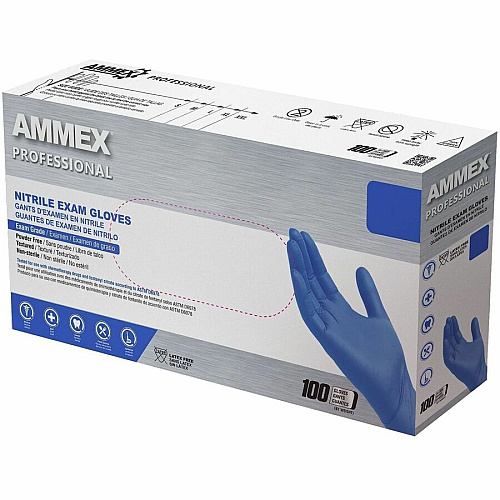Ammex Nitrile Powder-Free Exam Gloves (ACNPF42100CT ...