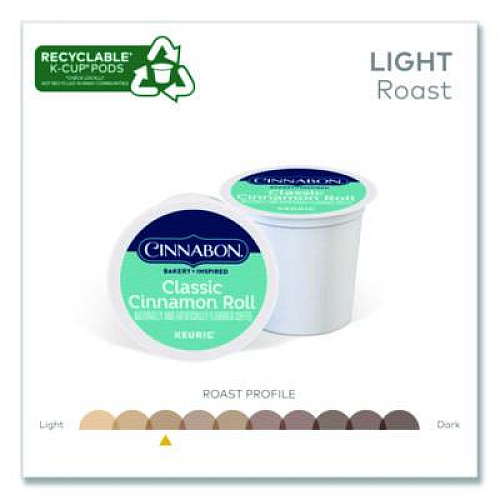 Cinnabon Classic Cinnamon Roll Coffee K-Cups, 96/Carton (6305CT ...