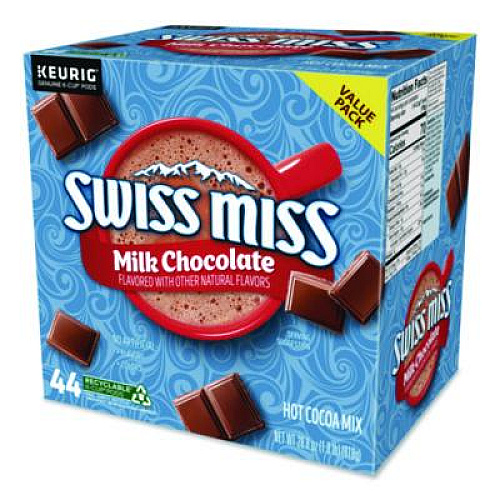 Swiss Miss Milk Chocolate Hot Cocoa K-Cups, 0.65 oz, 44/Box (2259481 ...
