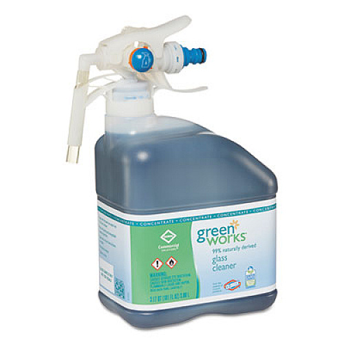Green Works Glass Cleaner Concentrate, Original, 101 oz Bottle, 2 ...