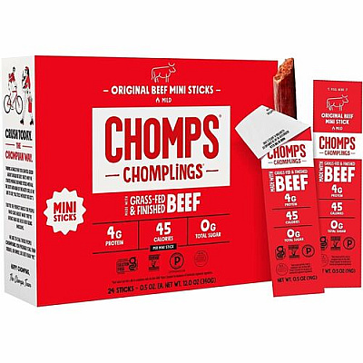 Chomps Original Beef Chomplings Snack Sticks (LCO24 ...