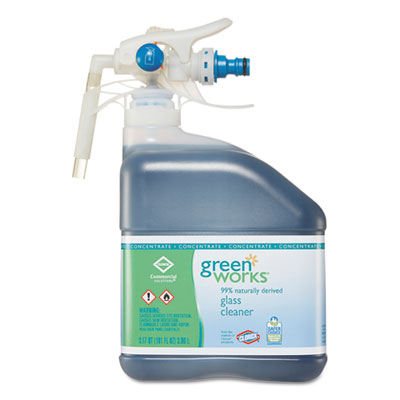 Green Works Glass Cleaner Concentrate, Original, 101 oz Bottle, 2 ...
